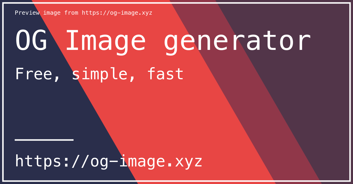Opengraph image as a service.